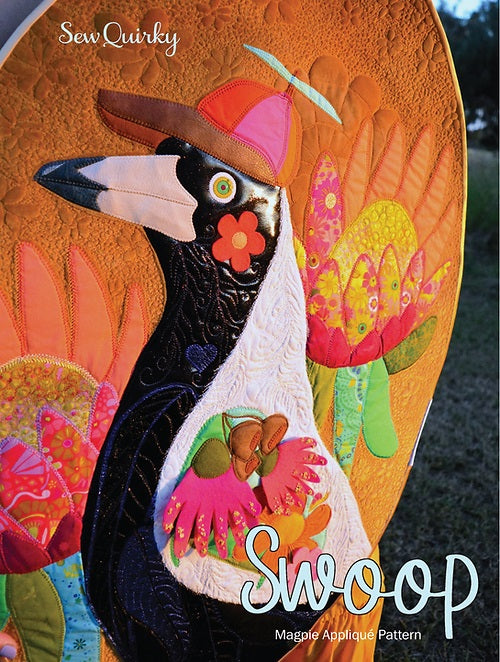 SWOOP THE MAGPIE TEXTILE ART PATTERN BOOK – Needleworx Mackay